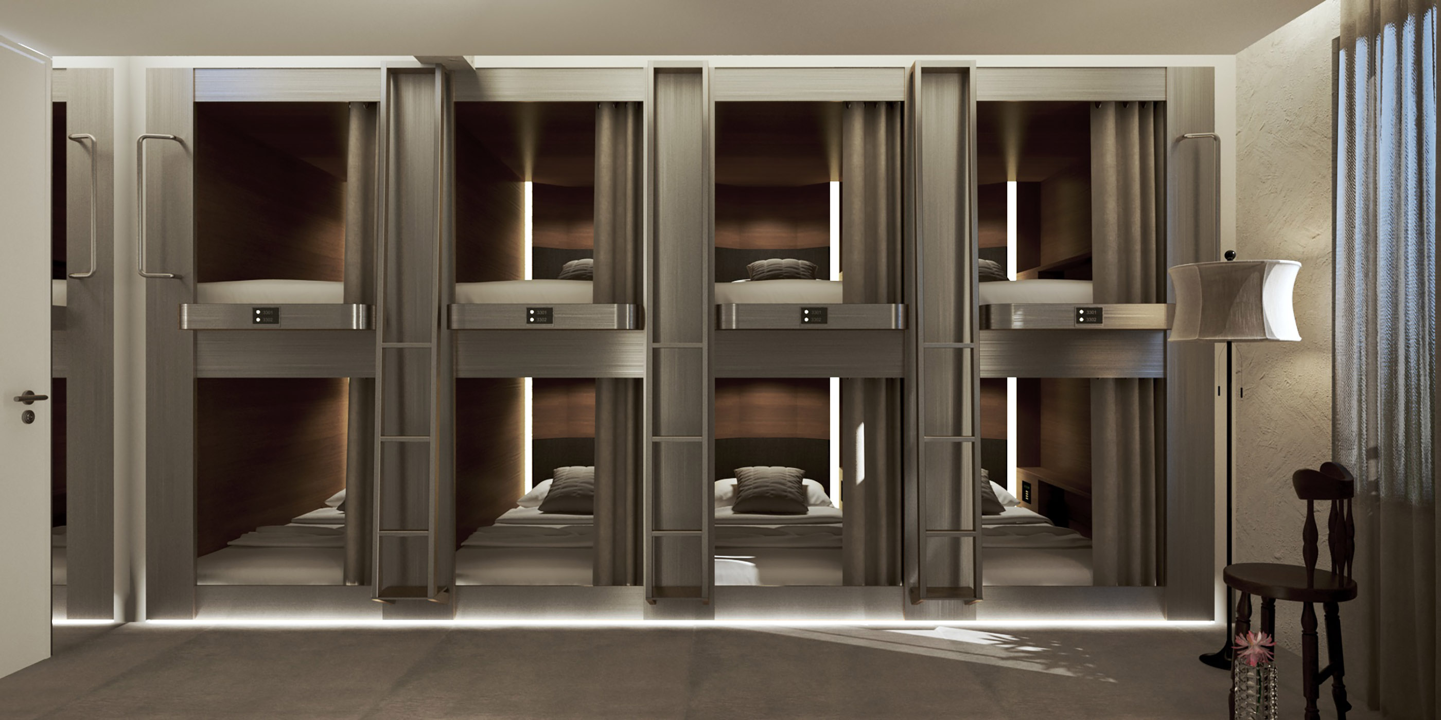 Capsule Rooms - Nidhra Boutique Hotel Bangkok